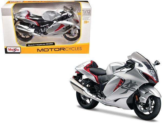 Click here for 2022 Suzuki Hayabusa Silver Metallic 1/12 Die Cast... prices