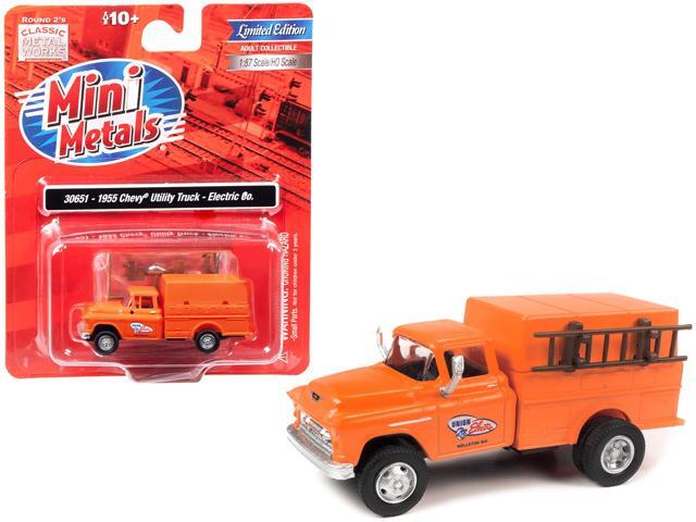 Click here for 1955 Chevrolet Utility Truck Orange Union Electric... prices