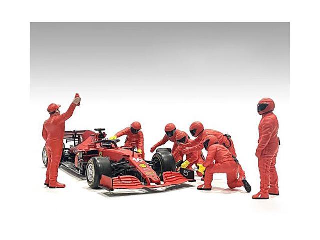 Click here for Formula One F1 Pit Crew 7 Figure Set Team Red Rele... prices