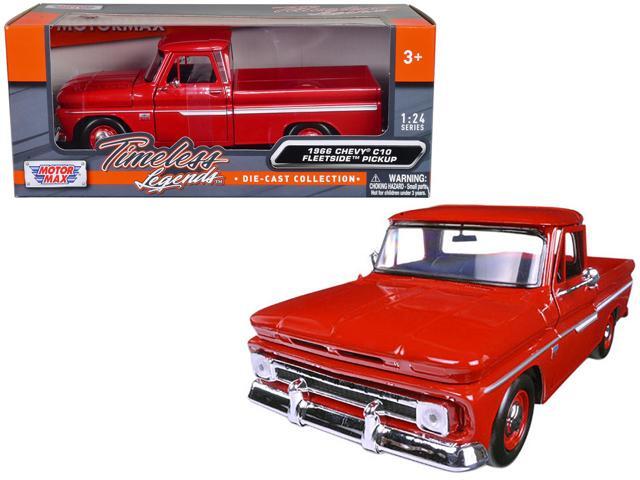 Click here for 1966 Chevrolet C10 Fleetside Pickup Truck Red 1/24... prices