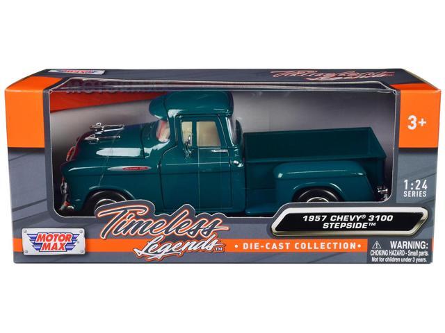Click here for 1957 Chevrolet 3100 Stepside Pickup Truck Teal Met... prices