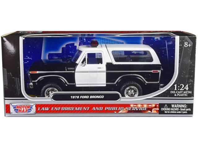 Click here for 1978 Ford Bronco Police Car Unmarked Black and Whi... prices