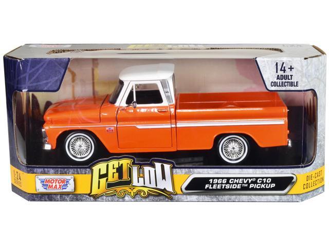Click here for 1966 Chevrolet C10 Fleetside Truck Lowrider Orange... prices
