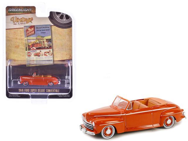 Click here for 1946 Ford Super Deluxe Convertible Orange Chevron... prices