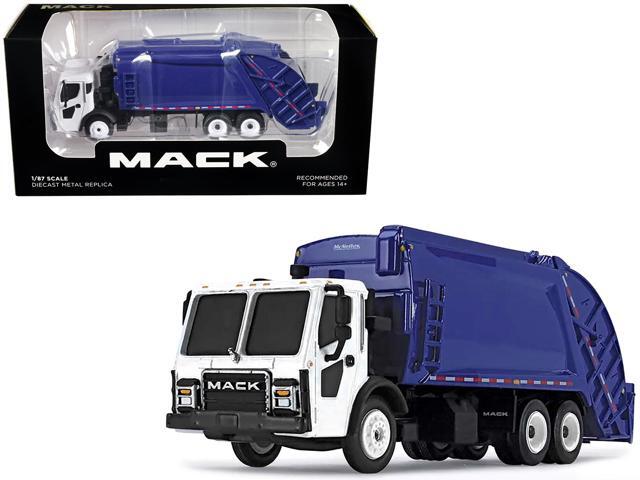 Click here for First Gear 1/87 White Mack Lr with Blue McNeilus M... prices