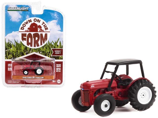 Click here for 1946 Ford 8N Tractor Red with Black Canopy Down on... prices