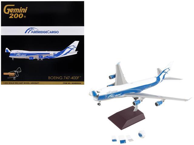 Click here for Boeing 747-400F Commercial Aircraft White with Blu... prices