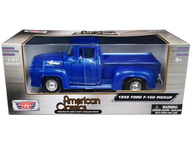 Click here for 1956 Ford F-100 Pickup Truck Blue Metallic America... prices