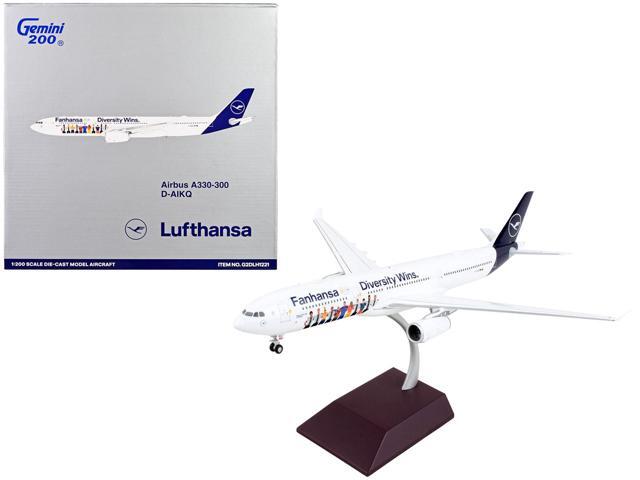 Click here for Airbus A330-300 Commercial Aircraft White with Blu... prices