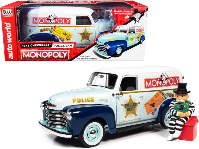 Click here for 1948 Chevrolet Panel Police Van with Mr. Monopoly... prices