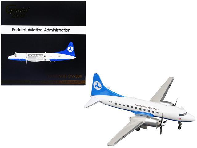 Click here for Convair CV-580 Commercial Aircraft White with Blue... prices