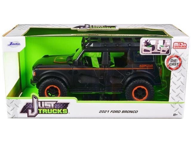 Click here for 2021 Ford Bronco Matt Black with Orange Stripes an... prices