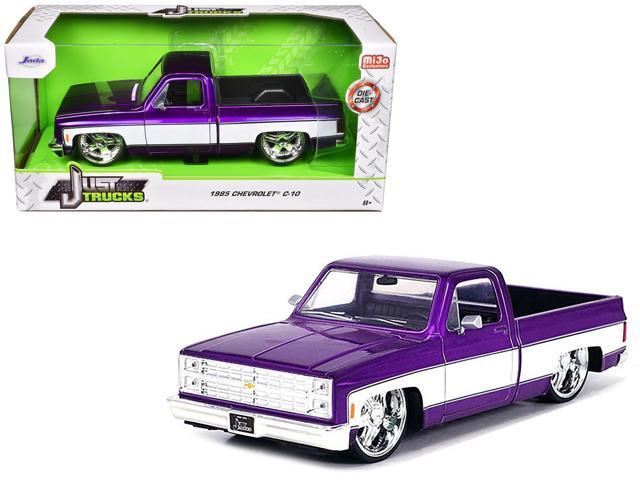 Click here for 1985 Chevrolet C-10 Truck Purple Metallic and Whit... prices