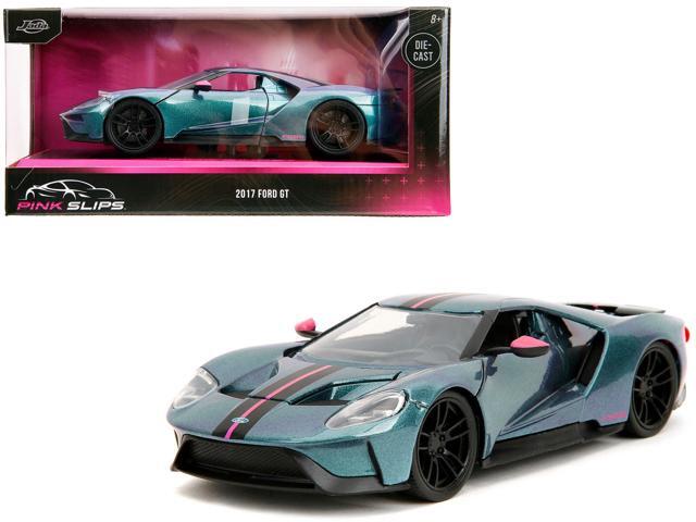 Click here for 2017 Ford GT Blue Metallic with Pink and Black Str... prices