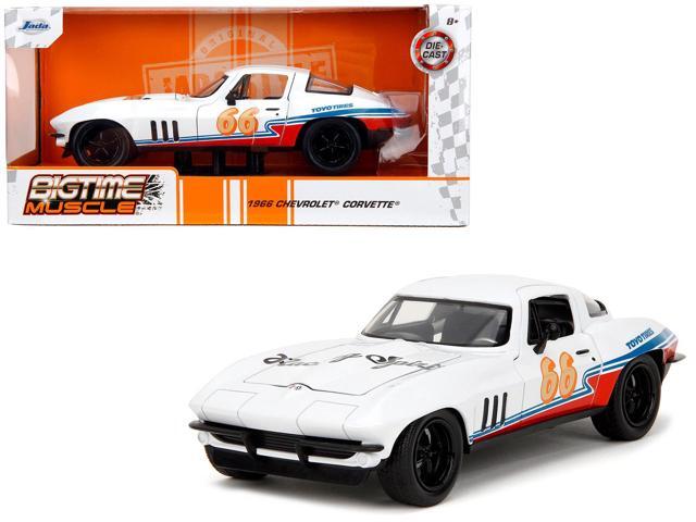 Click here for 1966 Chevrolet Corvette #66 Racing Spirit White wi... prices