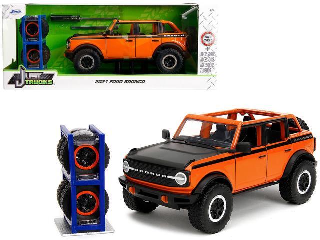Click here for 2021 Ford Bronco Open-Top Orange with Black Stripe... prices