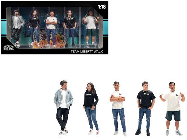 Click here for Team Liberty Walk 5 piece Figure Set for 1/18 Scal... prices