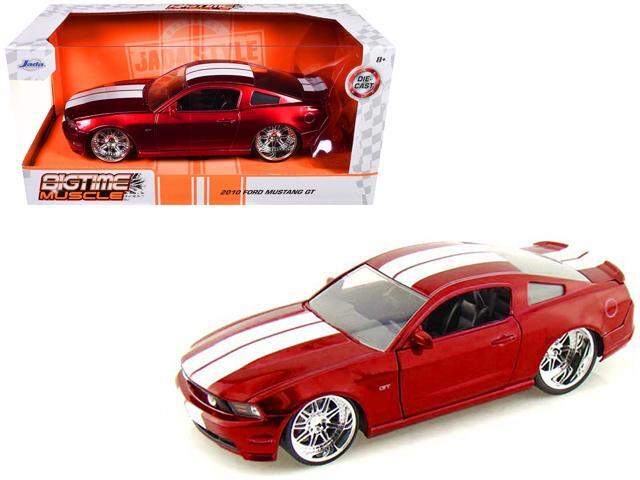 Click here for 2010 Ford Mustang GT Red Metallic with White Strip... prices