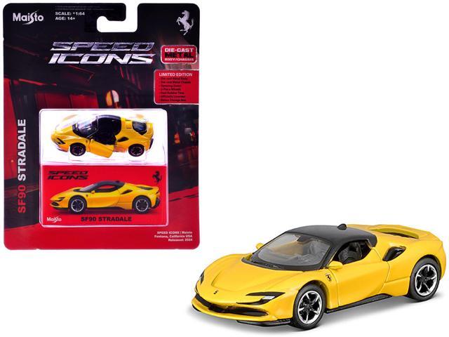 Click here for Ferrari SF90 Stradale Yellow with Black Top Speed... prices