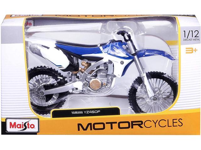 Click here for Yamaha YZ450F Blue and White 1/12 Diecast Motorcyc... prices