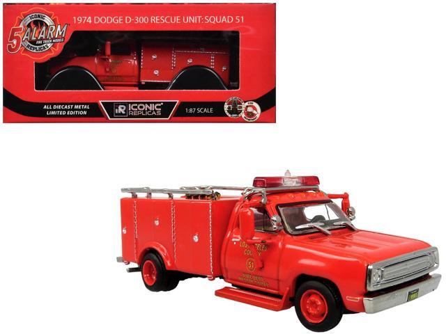 Click here for 1974 Dodge D-300 Rescue Unit LAFD Squad 51 Red 5 A... prices