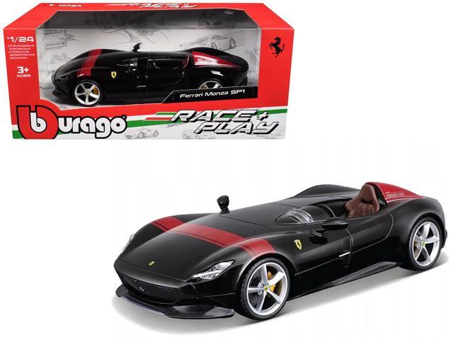 Click here for Ferrari Monza SP1 Black Metallic with Red Stripes... prices