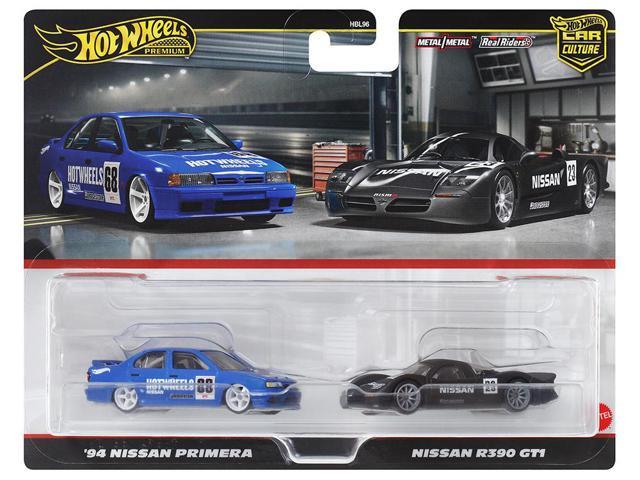 Click here for 1994 Nissan Primera RHD #68 Blue and Nissan R390 G... prices