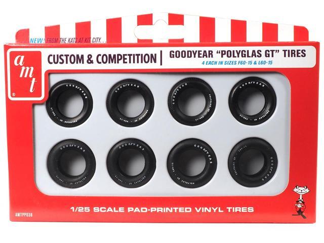 Click here for Model Kit Goodyear Polyglas GT Tires Set of 8 Piec... prices