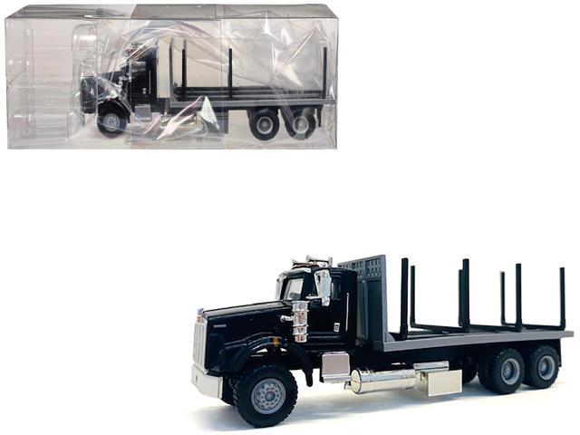 Click here for Kenworth T800 Stake Bed Truck Black 1/87 (HO) Scal... prices