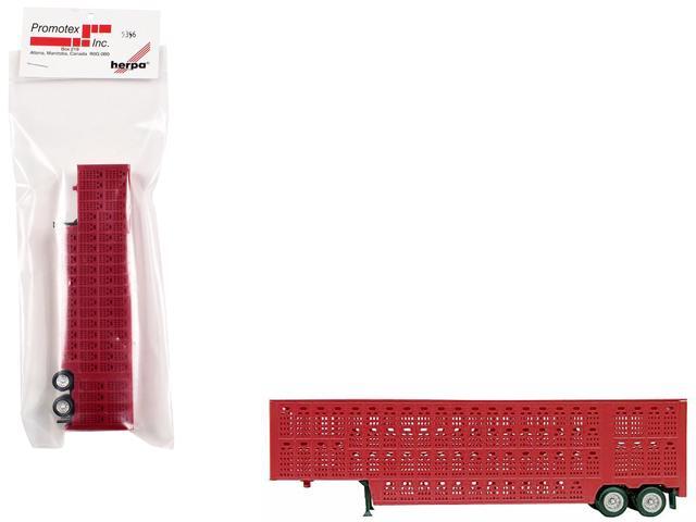 Click here for Livestock Trailer Red 1/87 (HO) Plastic Model by P... prices