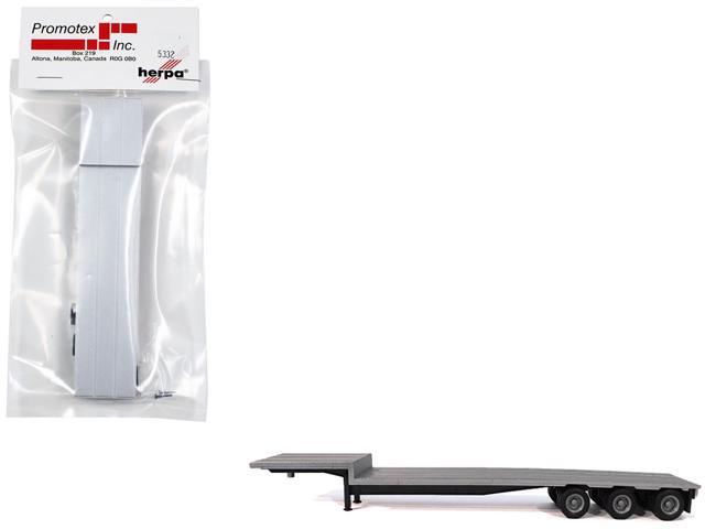 Click here for 3-Axle Dropdeck Flatbed Trailer Silver Top 1/87 (H... prices