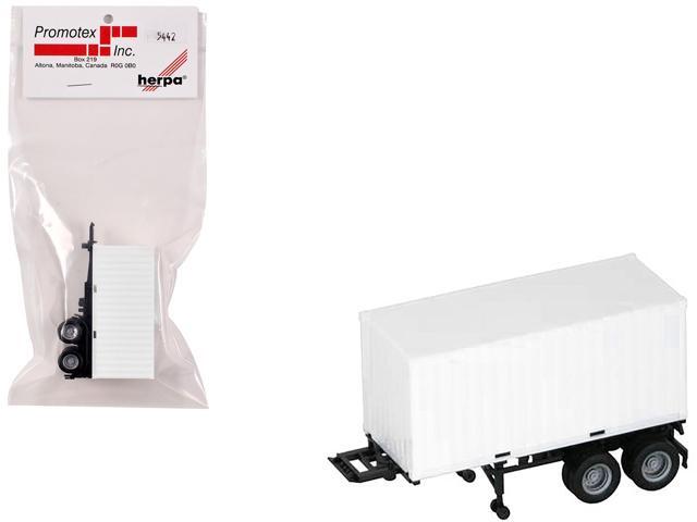 Click here for 20ft Container with Chassis White 1/87 (HO) Plasti... prices