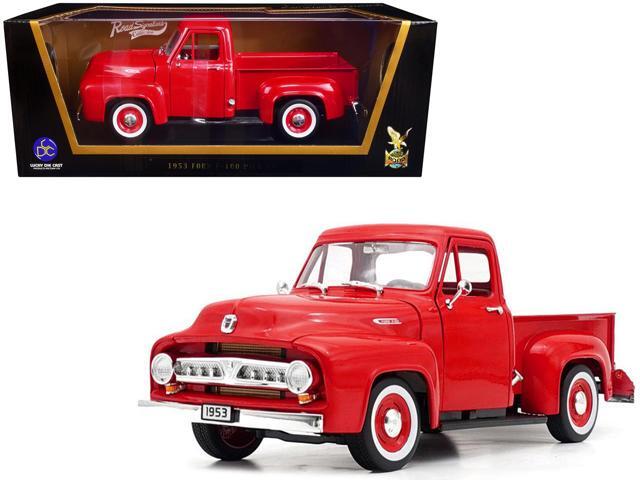 Click here for 1953 Ford F-100 Pickup Truck Red 1/18 Diecast Mode... prices