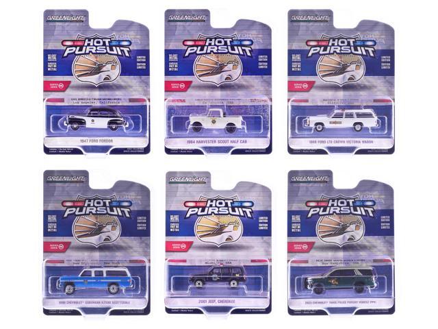 Click here for Hot Pursuit Series 46 Set of 6 Police Cars 1/64 Di... prices