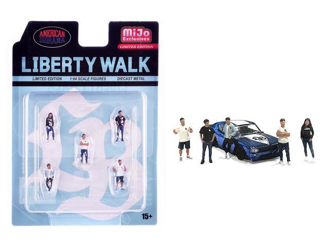 Click here for Liberty Walk Team 5 piece Diecast Figure Set (5 Fi... prices
