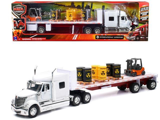 Click here for International Lonestar Flatbed Truck White with 6... prices