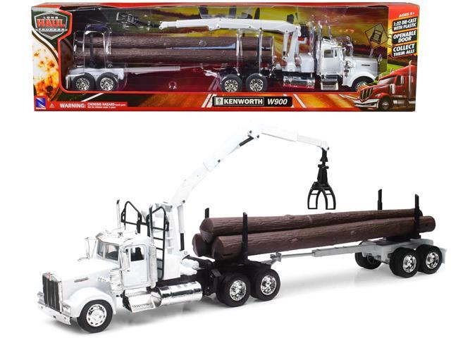 Click here for Kenworth W900 Log Hauler with Grabber White with L... prices