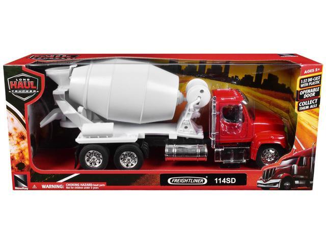 Click here for Freightliner 114SD Cement Mixer Red and White Long... prices