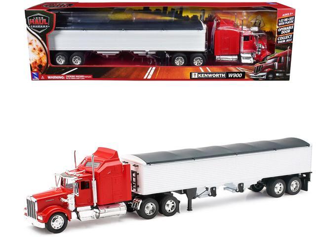 Click here for Kenworth W900 Grain Truck Red and White Long Haul... prices