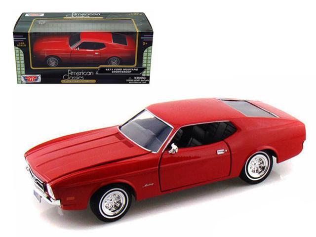 Click here for 1971 Ford Mustang Sportsroof Red 1/24 Diecast Mode... prices