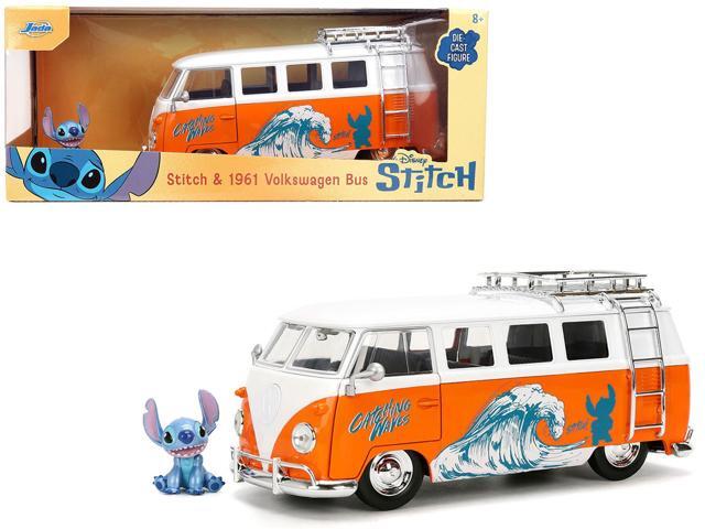 Click here for 1961 Volkswagen Bus Catching Waves White and Orang... prices