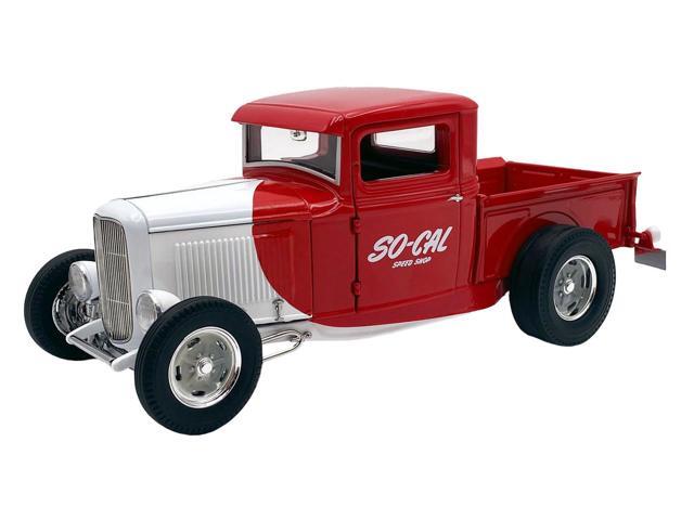 Click here for 1932 Ford Pickup Truck So-Cal Speed Shop Red and W... prices