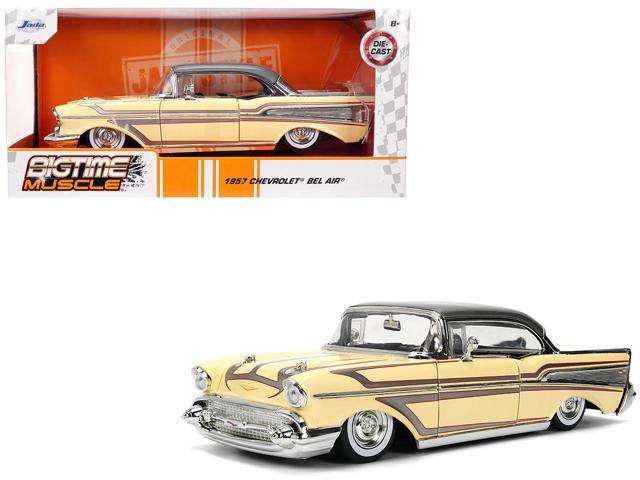 Click here for 1957 Chevrolet Bel Air Cream with Graphics and Gra... prices