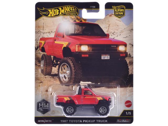 Click here for 1987 Toyota Pickup Truck Red with Stripes HW Off R... prices