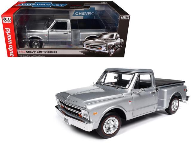 Click here for 1968 Chevrolet C10 Stepside Pickup Truck Silver Me... prices