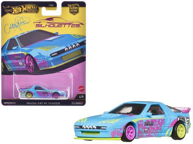 Click here for Mazda RX7 FC PANDEM Blue with Graphics Silhouettes... prices