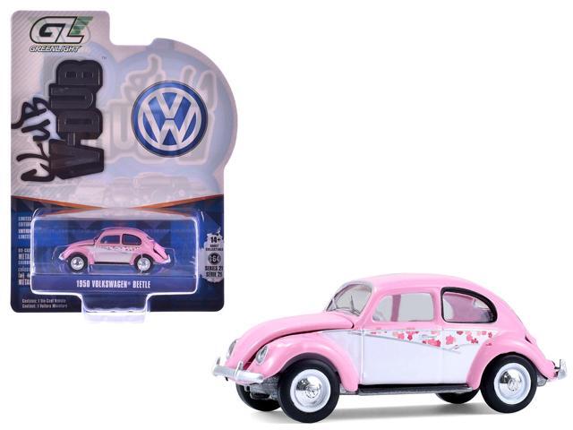 Click here for 1950 Volkswagen Beetle Botanical Beetle Pink & Whi... prices