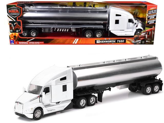 Click here for Kenworth T680 Truck White with Oil Tanker Trailer... prices
