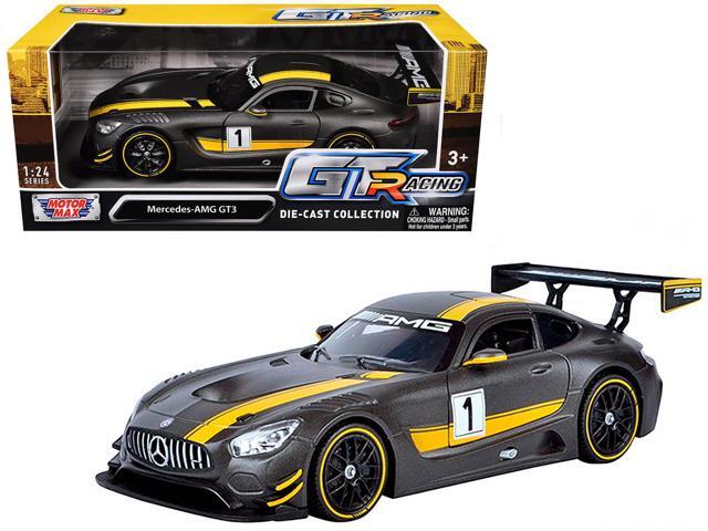 Click here for Mercedes AMG GT3 #1 Matt Gray with Yellow Stripes... prices