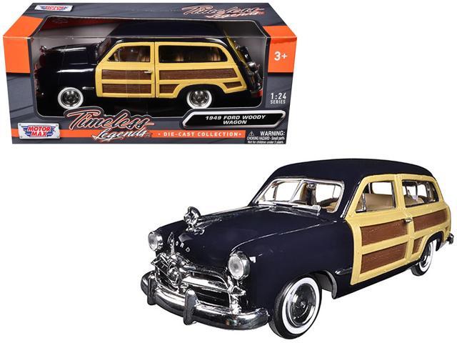 Click here for 1949 Ford Woody Wagon Dark Blue 1/24 Diecast Model... prices